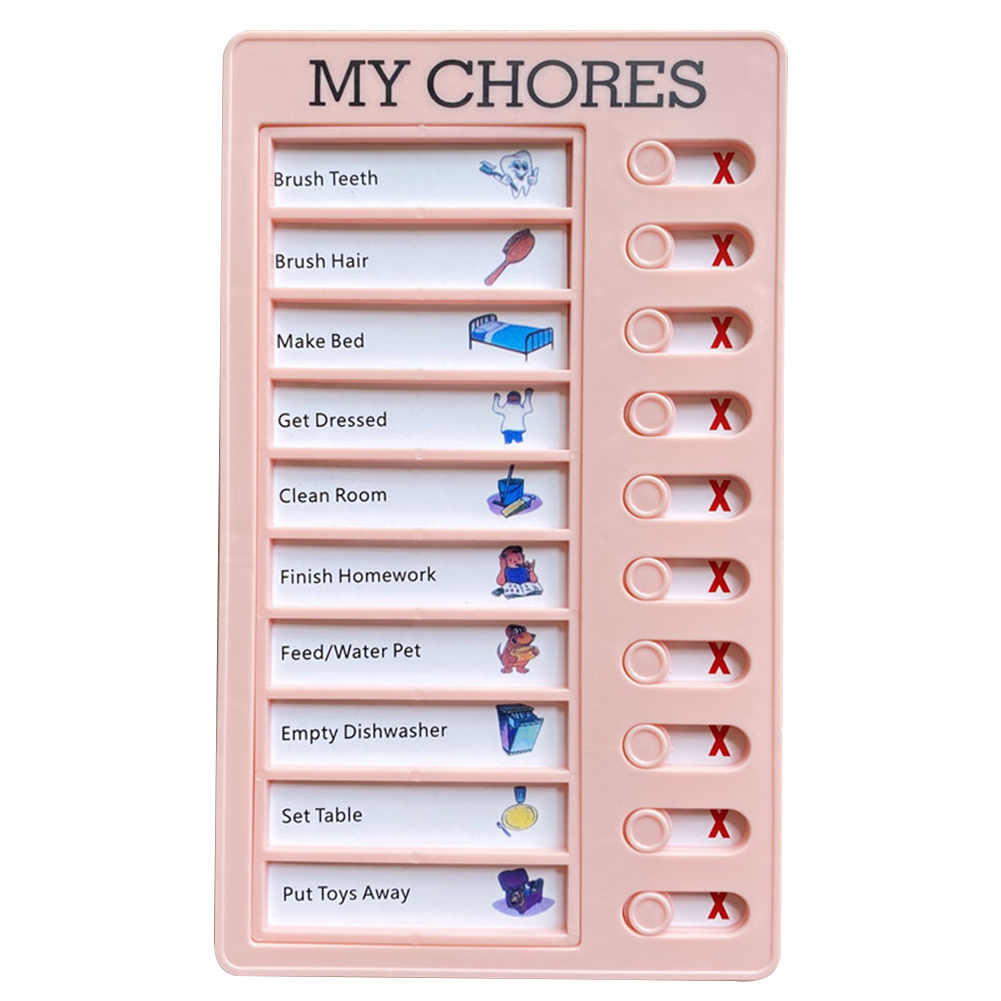 Kids Chore Chart Chores Chart For Kids And Adults - Reusable Daily ...
