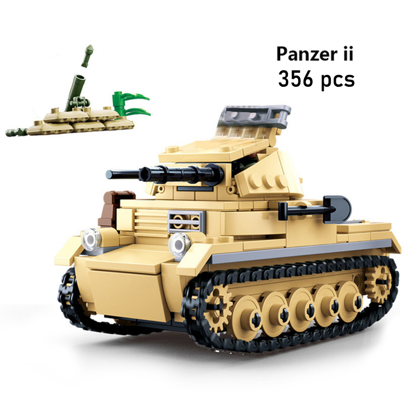 Airplane Plane Bomber Model Construction Toys Military Panzer Tank WW2 ...