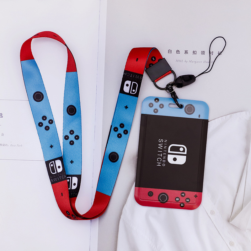 Game Player Men's Name Badge Holder Lanyard Business Card Holder ...