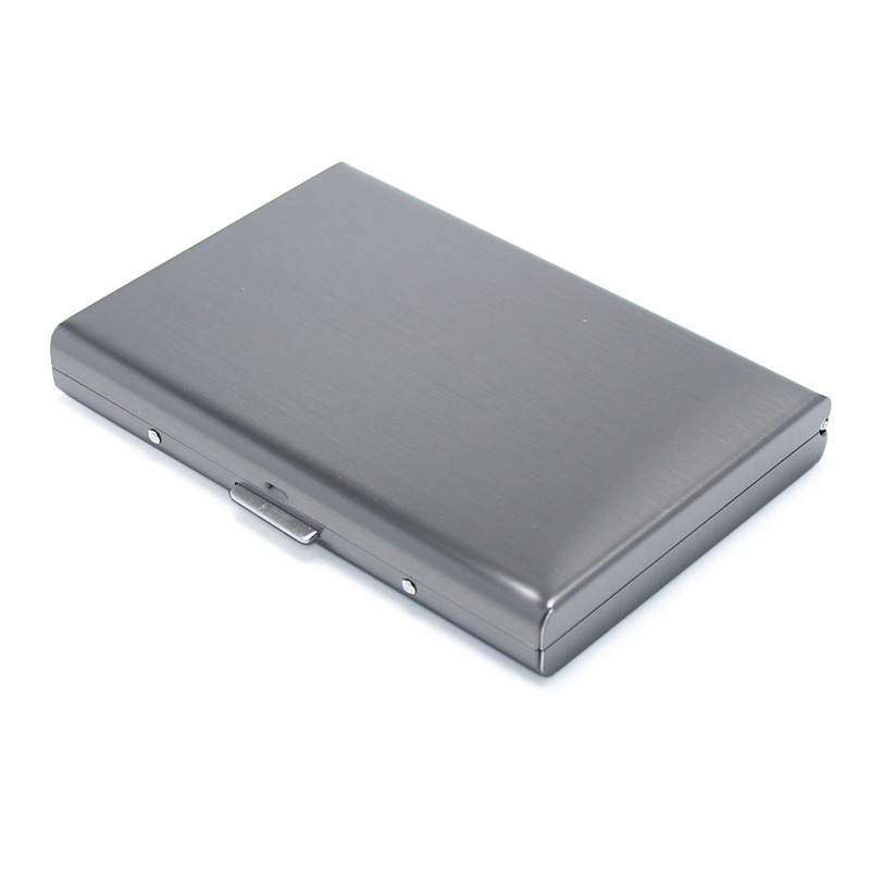Metal Card Holder Wallet,Ultra Thin Stainless Steel Metal Wallets RFID ...