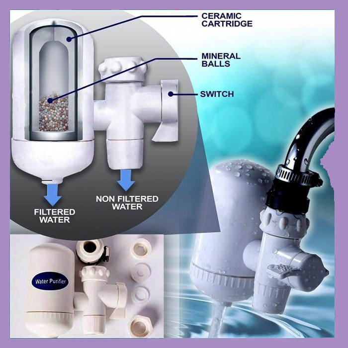 Mini Water Purifier Faucet for Home | SWS Hi-Tech Ceramic Cartridge ...