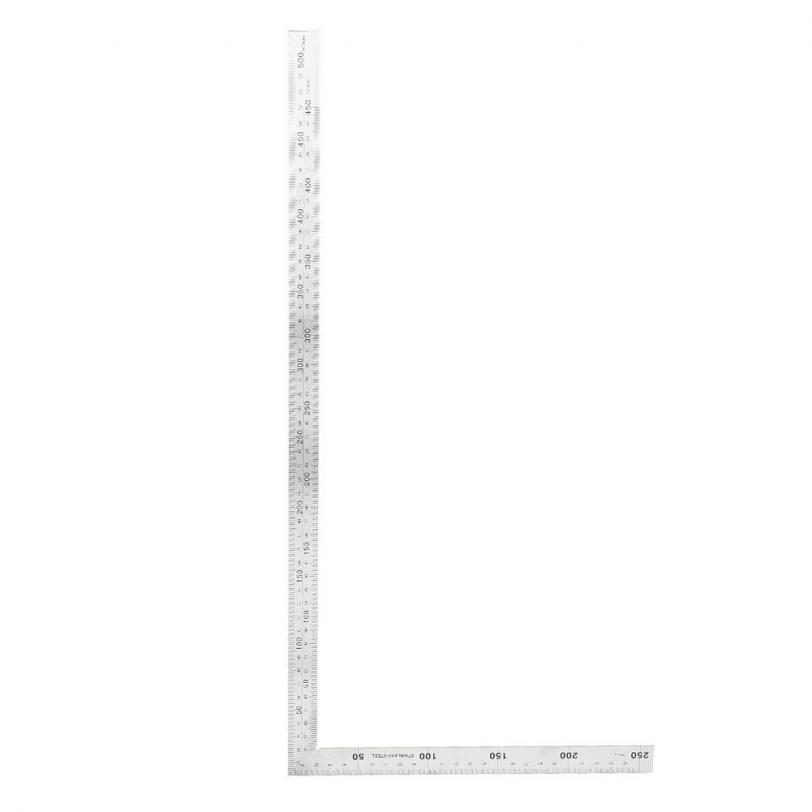 90 Degree Right Angle Finder Ruler Stainless Steel Easy-Read ...