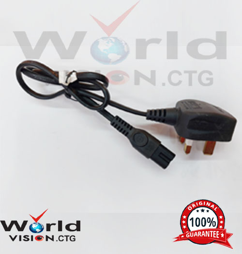 3 Pin UK Power Cable (2.5 Feet long cable) for Laptop with Fuse Power ...