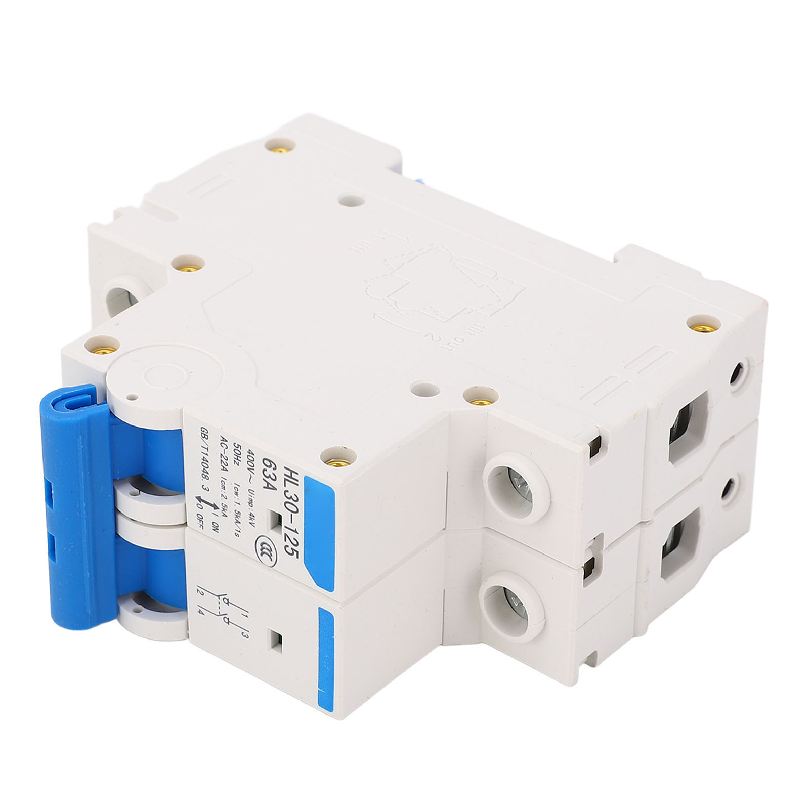 Isolator Switch 2P 400V 63A Shunt Release PC Casing Circuit Breaker Air ...