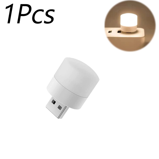 10Pcs Portable USB Mini Night Light LED Eye Protection Reading Light ...