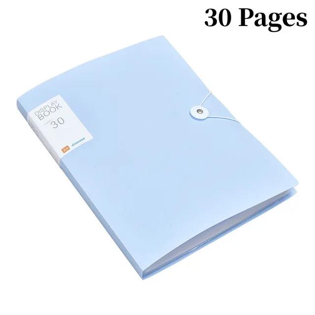 AlineYLingg A4 File Folder Transparent Insert Multi-layer Data Book ...