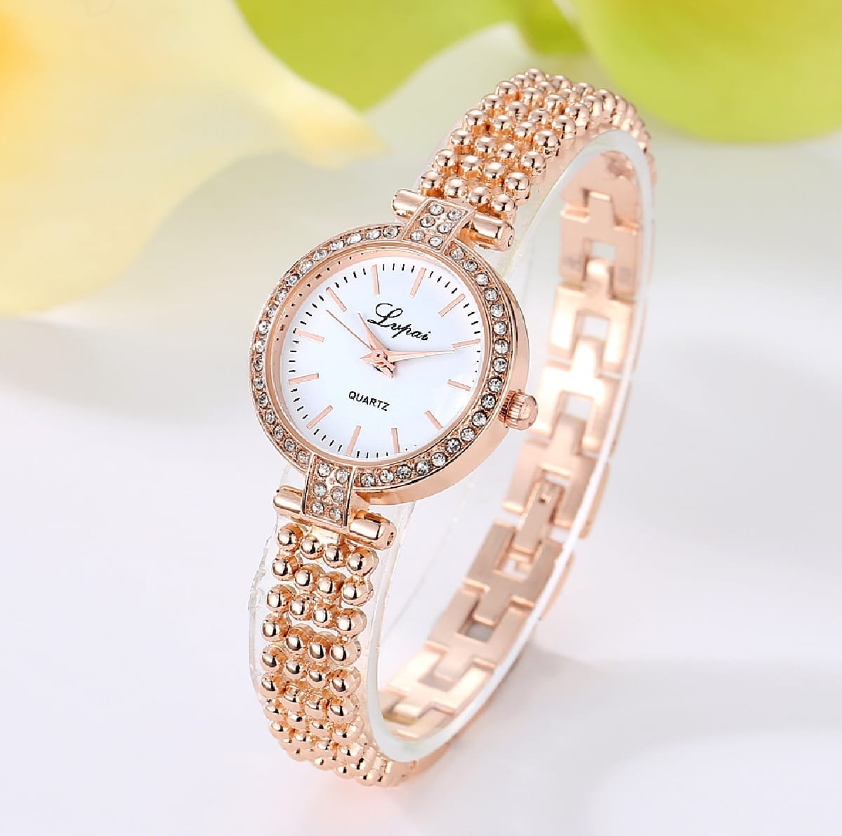 Luxury Rhinestone Bracelet Ladies Quartz Watches Fashion Watch For Women
