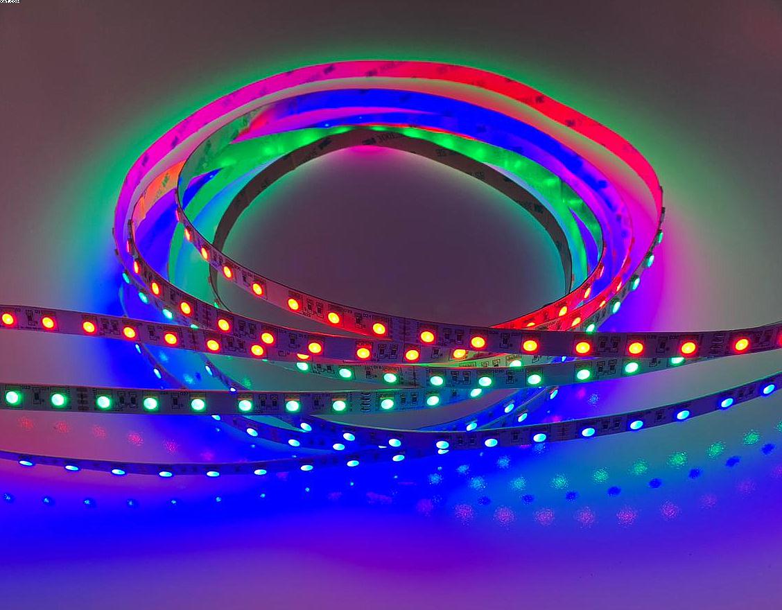 Strip Light 12 Volt DC RGB Led Strip, 3 Feet Auto Color Changing ...