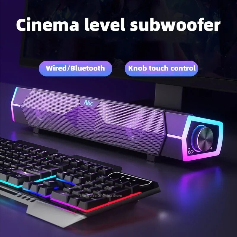 Niye Bluetooth speaker Soundbar dual speaker computer speaker subwoofer ...