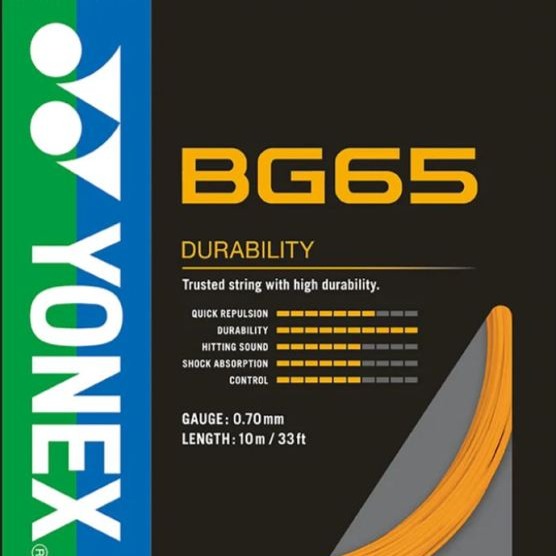 Yonex BG 65 Titanium Soft / Hard Feeling Hi Tension Badminton Racket ...