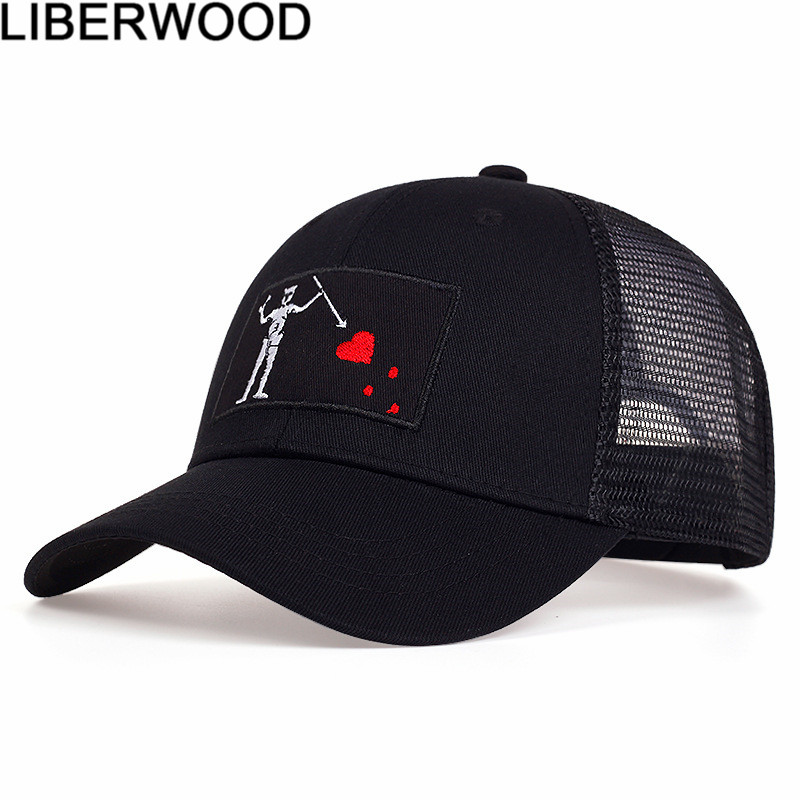 LIBERWOOD Navy Seal Team Pirate Trident Tactical Mesh Baseball Cap ...