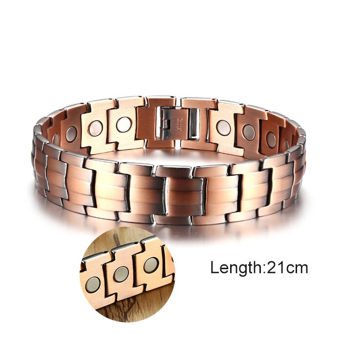 【VisioN Shop】Copper Magnetic Bracelet Pain Relief for Arthritis 15mm ...