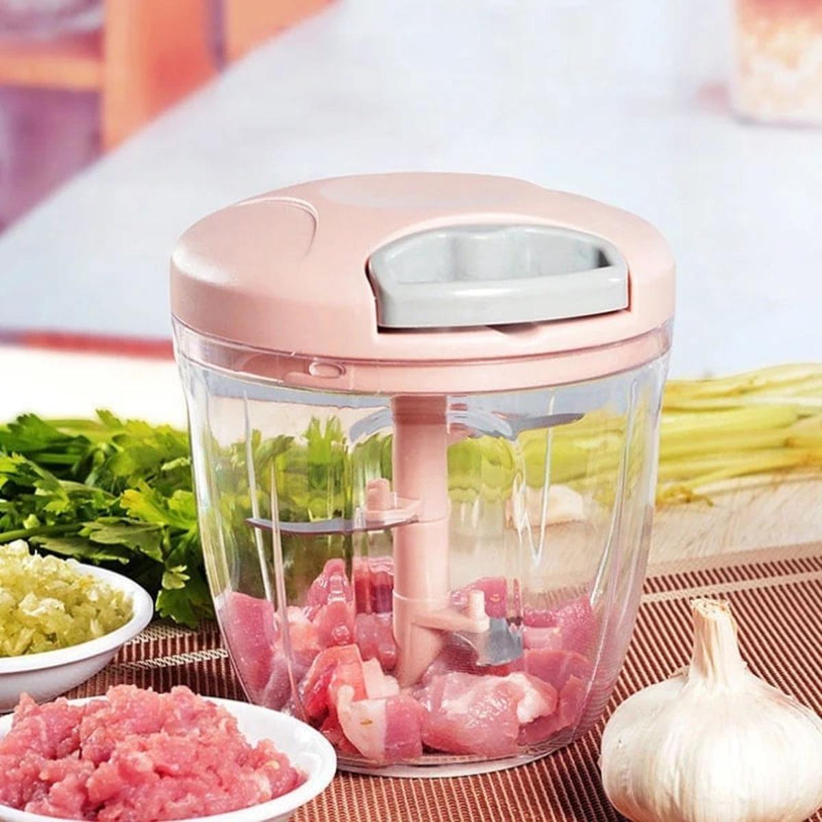 Manual Vegetable Chopper Garlic Meat Grinder Vegetable Onion Chopper ...