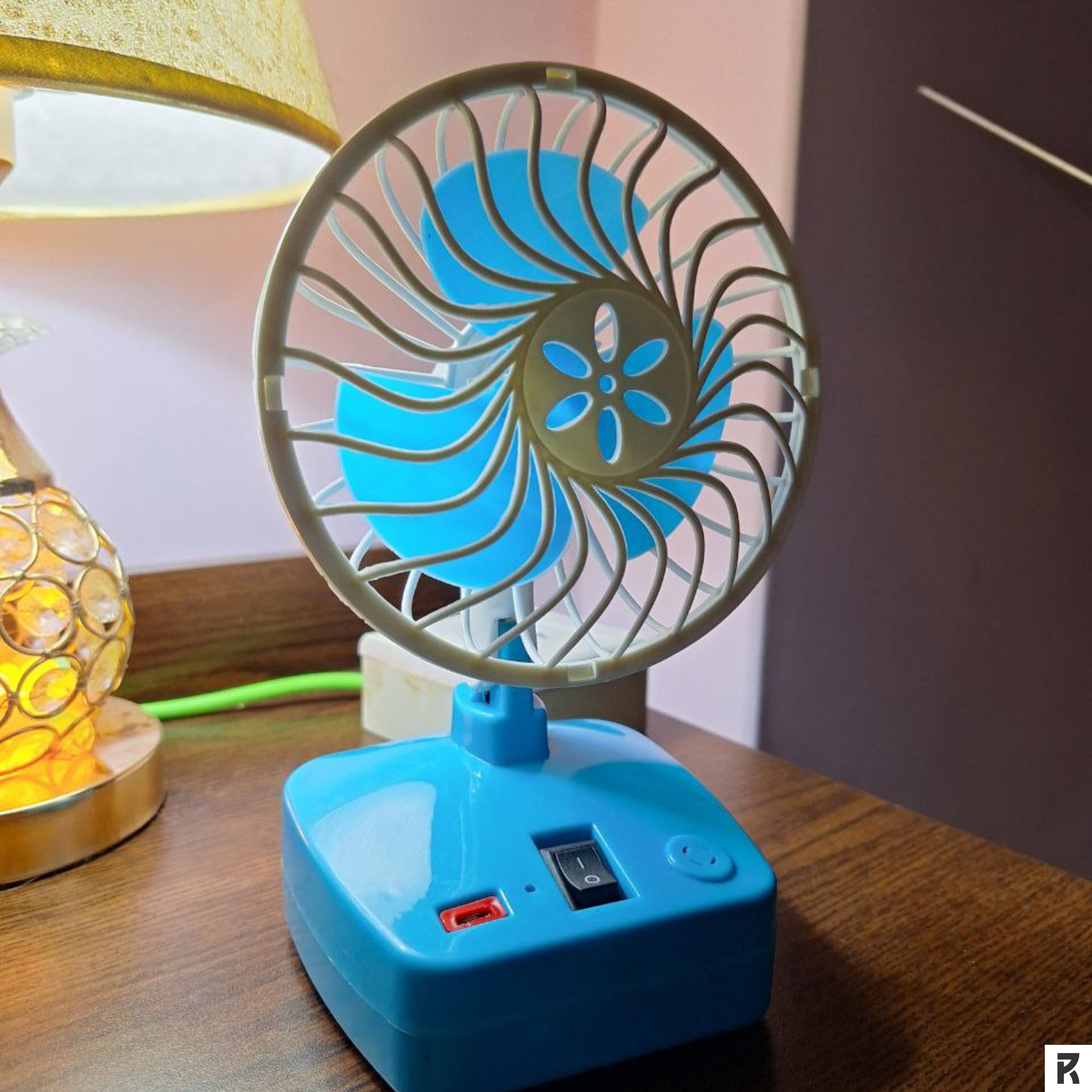 Mini Cute Rechargeable Table Fan | Daraz.com.bd