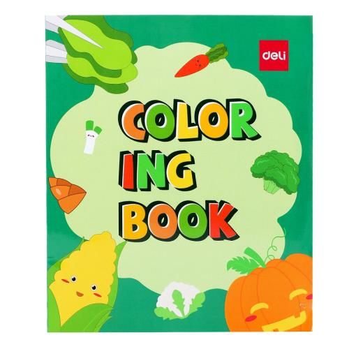 Deli EN042 Coloring book- Vegetables | Daraz.com.bd