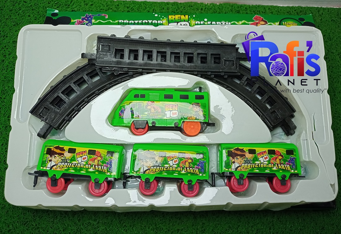 Battery Operated Ben-10 Train 4 pieces Set | Daraz.com.bd