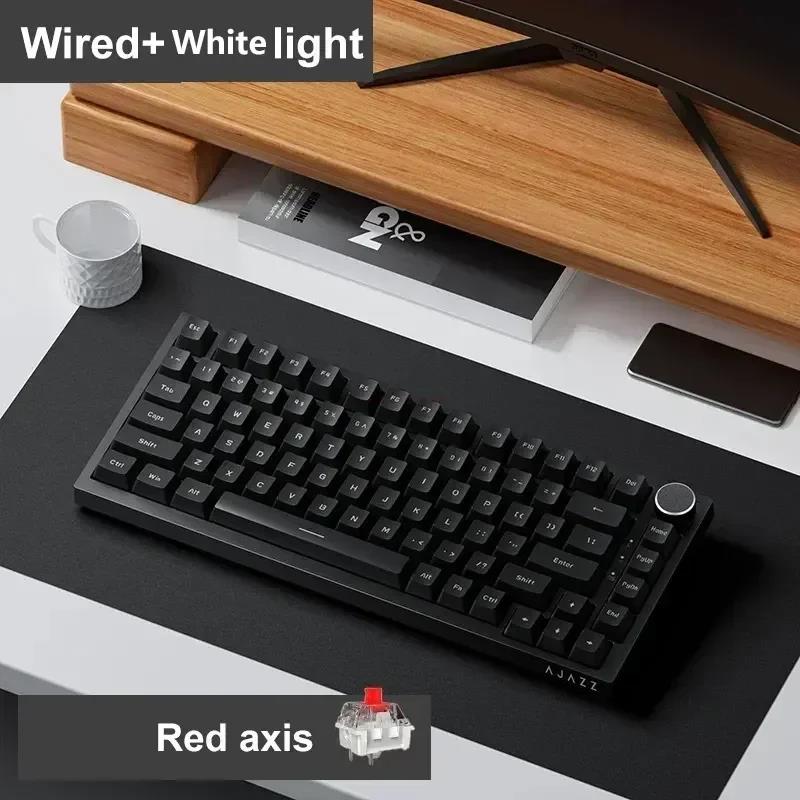 Ajazz Ak820 Pro Mechanical Keyboard Rgb Tri-Mode Gaming 75% Gasket ...