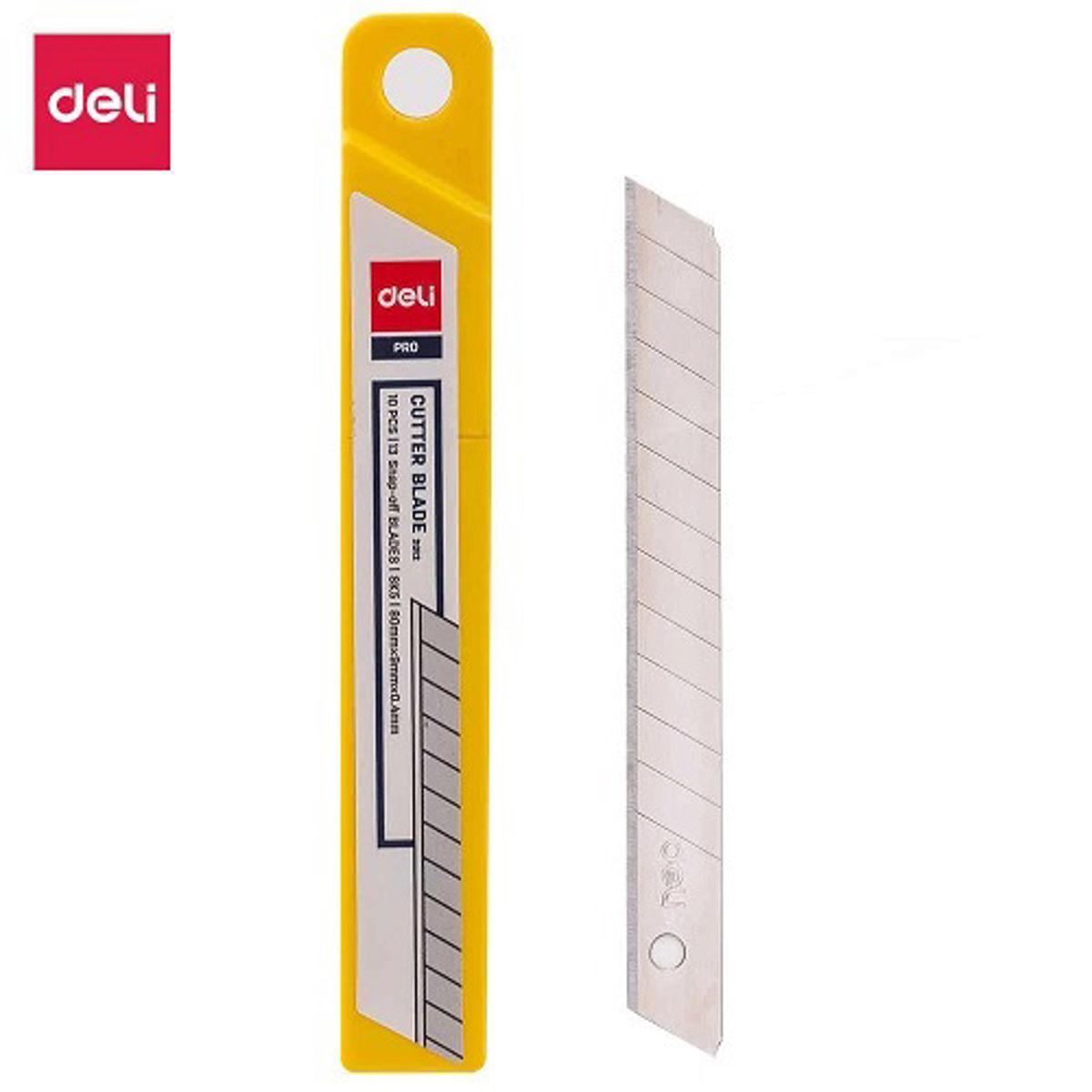 Deli E2012 Small Anti Cutter Blade with Box (1Box=10 Pcs) | Daraz.com.bd