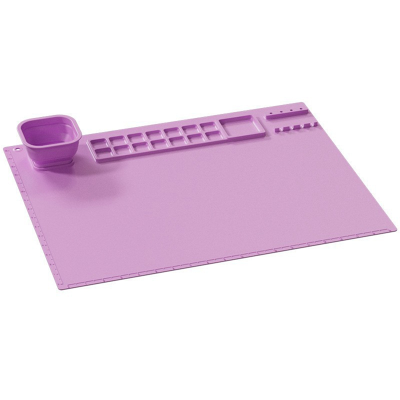 Silicone Painting Mat with Cup Silicone Painting Mat for Kids Silicone ...