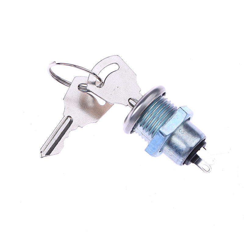 1 Set Phone Lock Security Power Switch S1203 2PIN 2 Keys 12mm Stainless ...