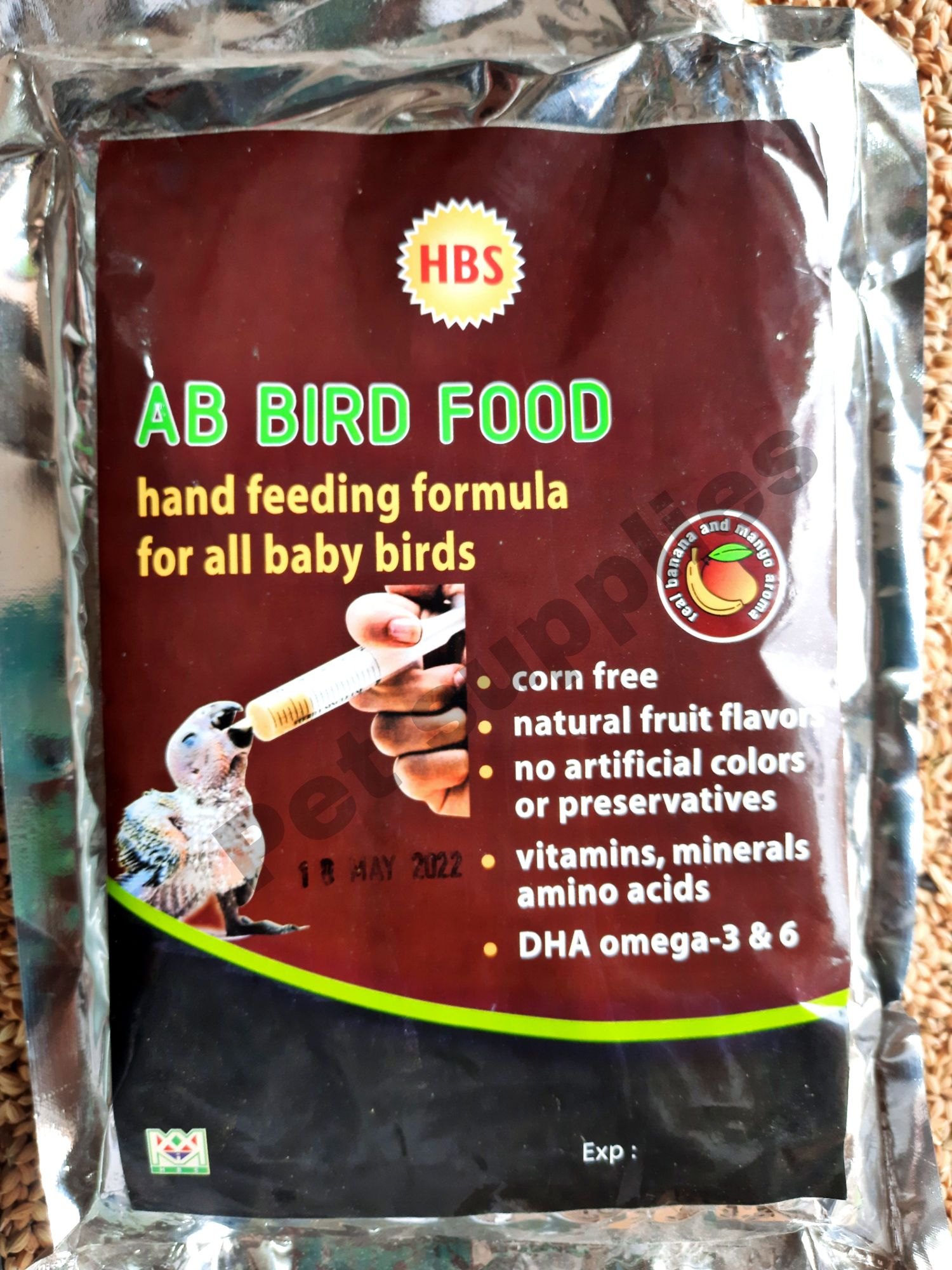 HBS AB Bird Hand feeding formula For All Kind Of Birds & Small Pet ...