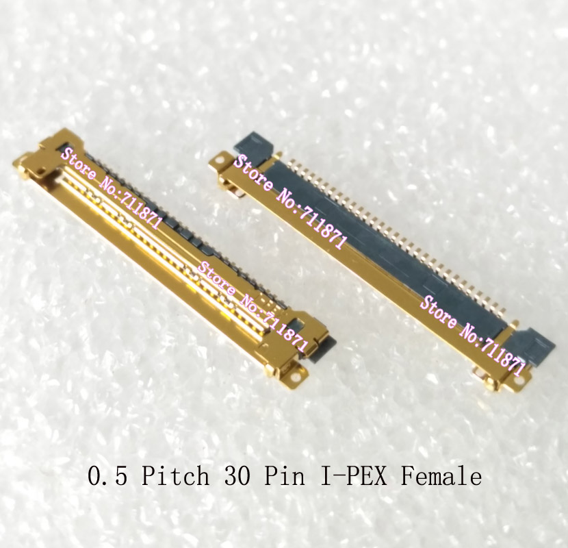 0.5 Pitch 30 Pin I-Pex 20455-030e Connector Adapter Ipex I-Pex 30p Female Adapter Connector 30p ...