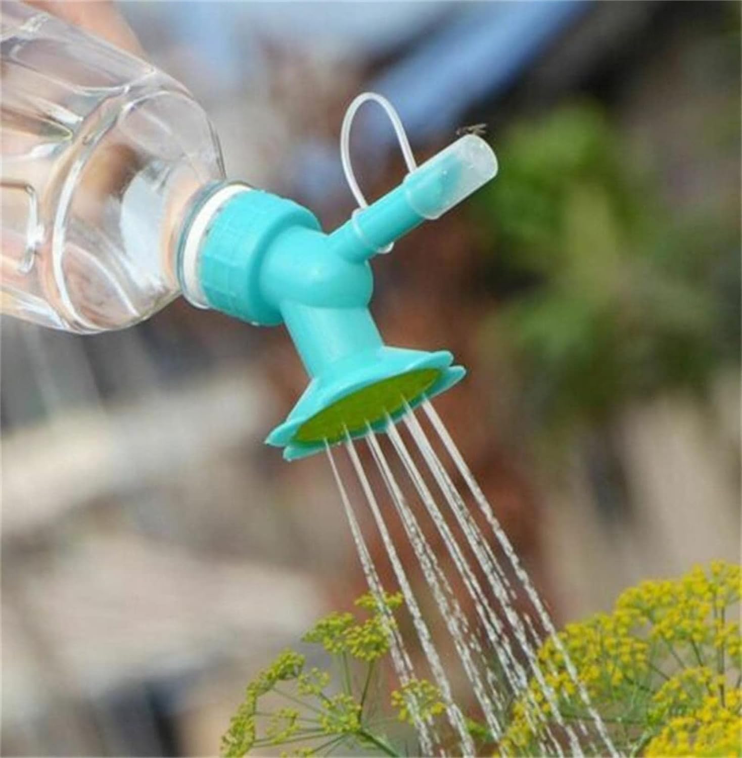 Plastic Bottle Watering Double Nozzle Bottle Cap Sprinkler Portable ...