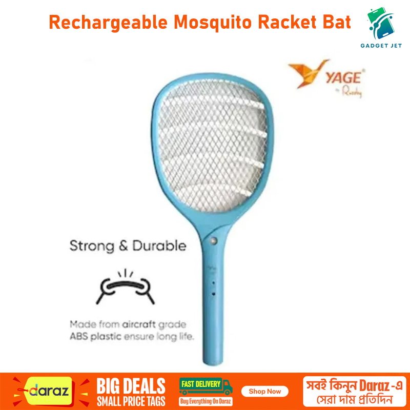 Yage Rechargeable Electric Mosquito Swatter Mosquito Bat Rechargeable ...