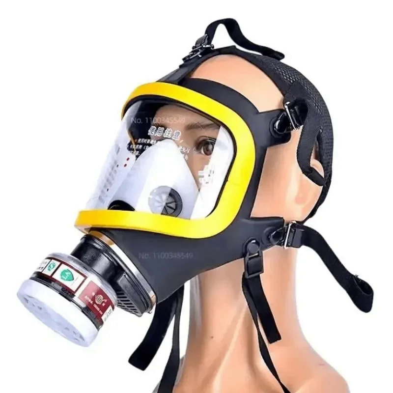 Protective Electric Constant Flow Supplied Air System Gas Mask ...