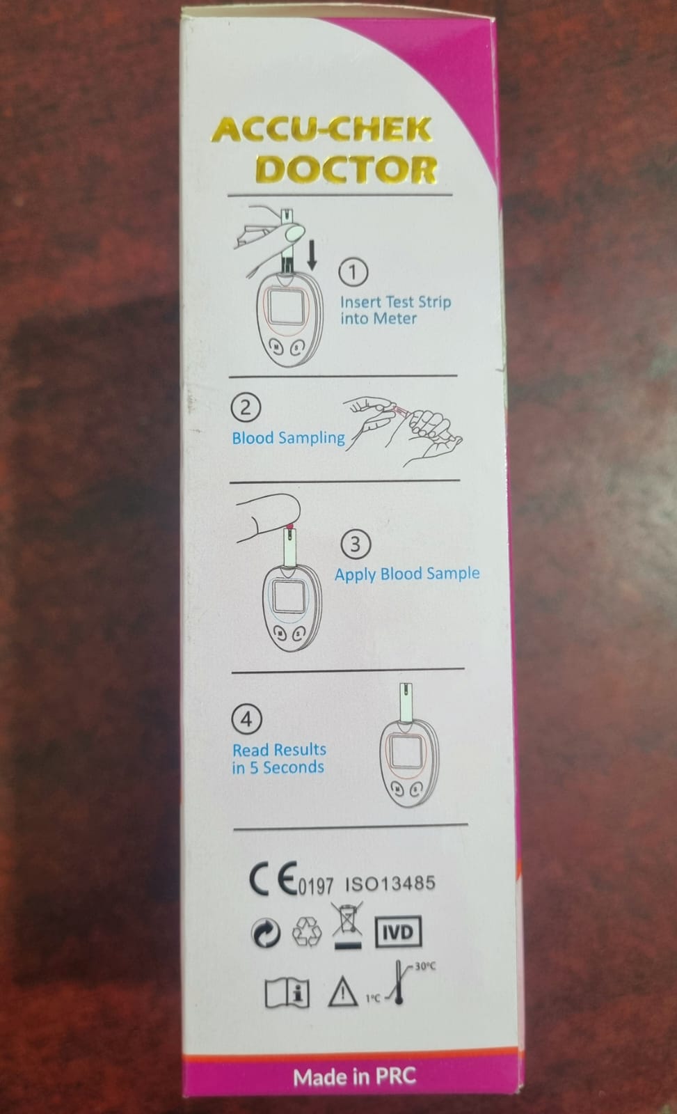 Accu Chek Doctor Instants Blood Glucose Monitor digital machine