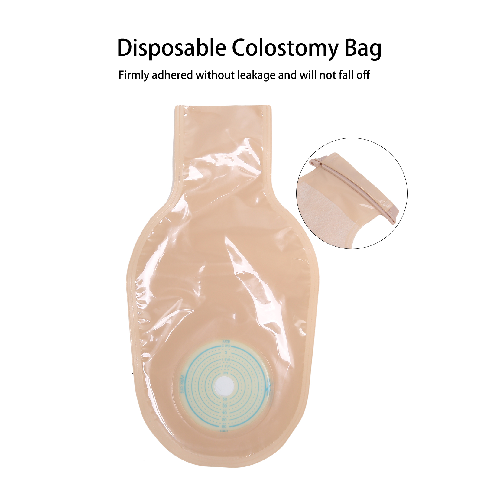 Colostomy Bag 10pcs Ostomy Ileostomy With Measure Ruler Card Sealing ...