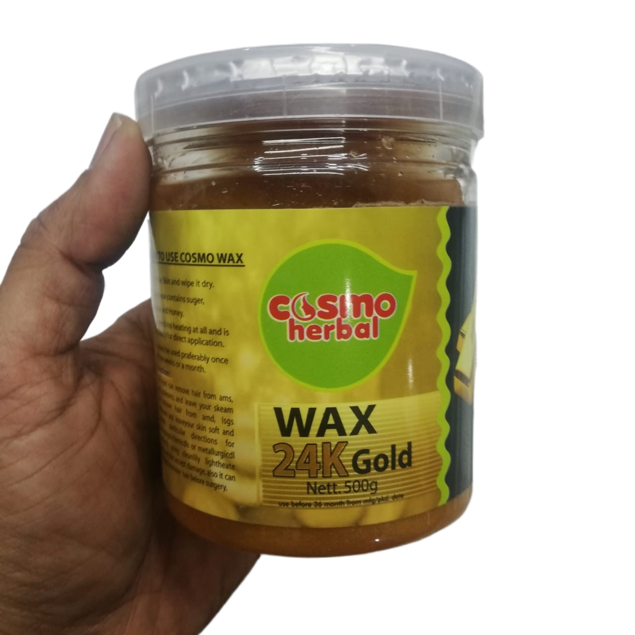 Cosmo Herbal Wax 24k Gold 500g | Daraz.com.bd