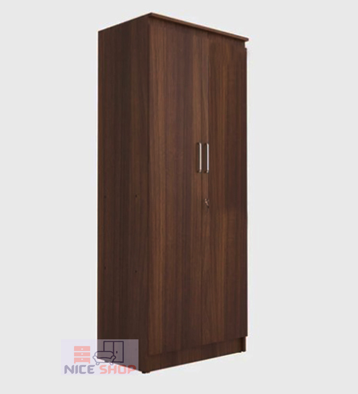 Teak Cherry 2 Door Almirah, Partex MDF Laminated Board Secure big size ...