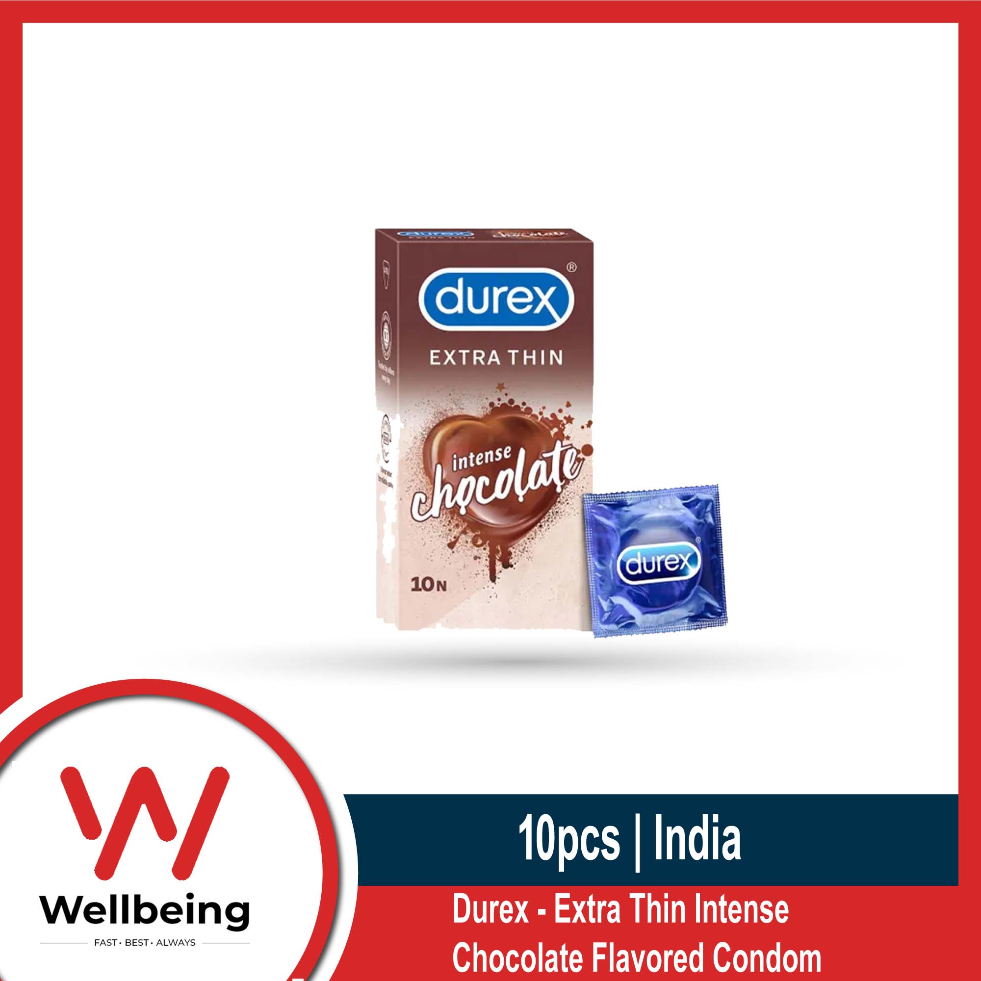 Durex Extra Time Condom 10pcs Box | Made In India | Extra Dots, Thin, Ribbed, Air, Mutual Climax ...