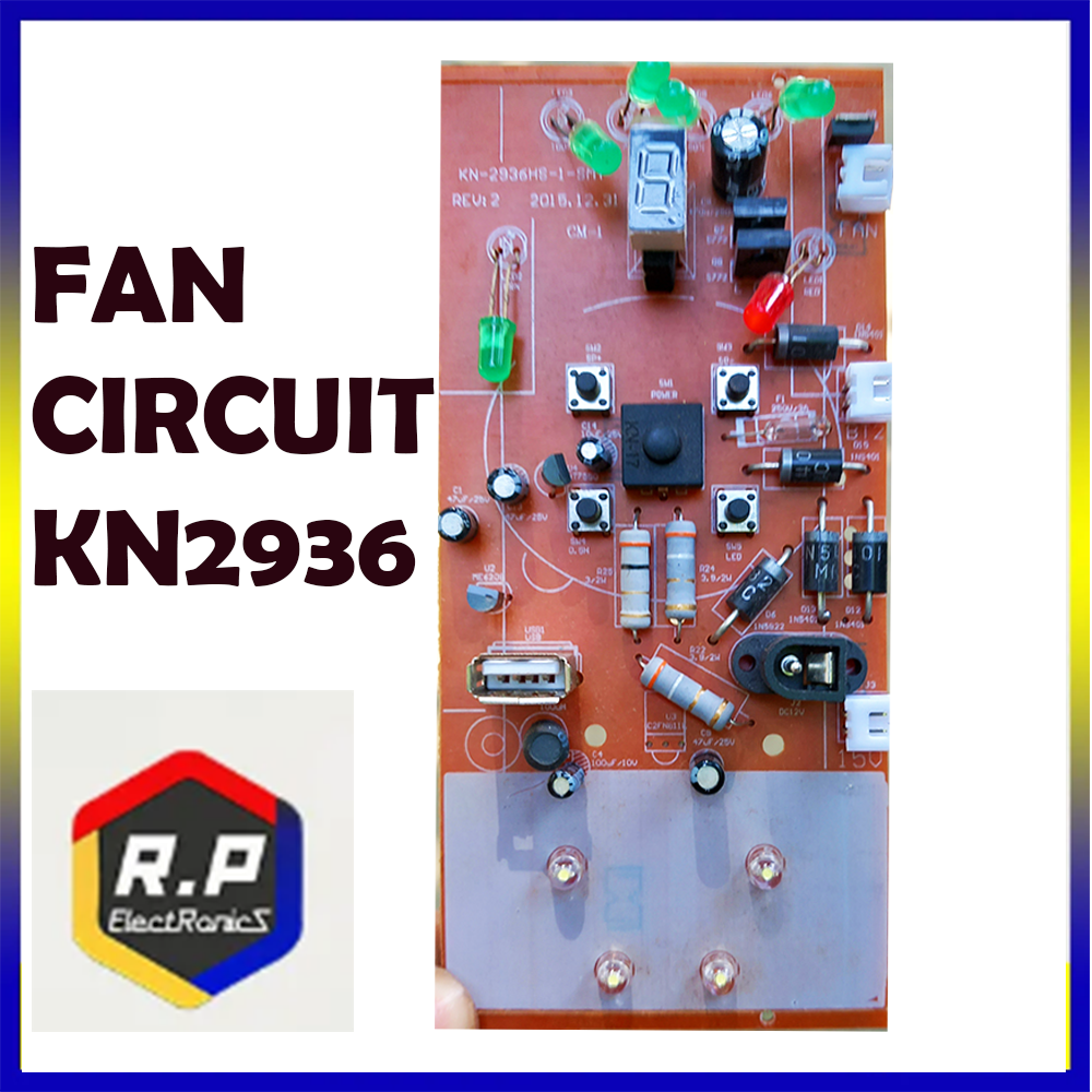 KN-2936HS Display Fan Circuit With 2936 Fan Circuit 2936 Charger FAN Circuit Light Fan Charger ...