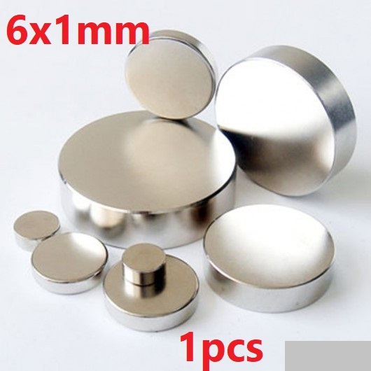 6x1mm DISC Neodymium Magnet 6x1mm Industrial Super Strong Neodymium ...
