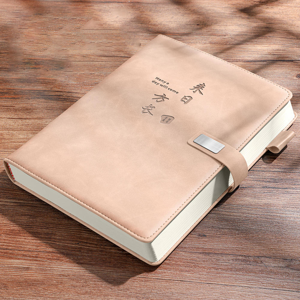 A5 Thick Notebook Journal PU Hard Cover Diary Notepad European Style ...