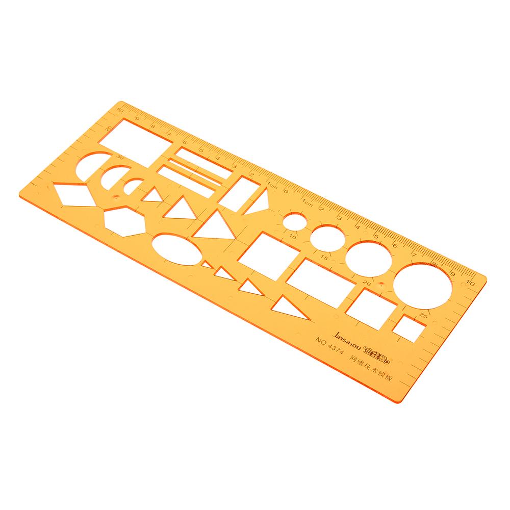 Network Technique Technical Drawing Template KT Soft Stationery Plastic ...
