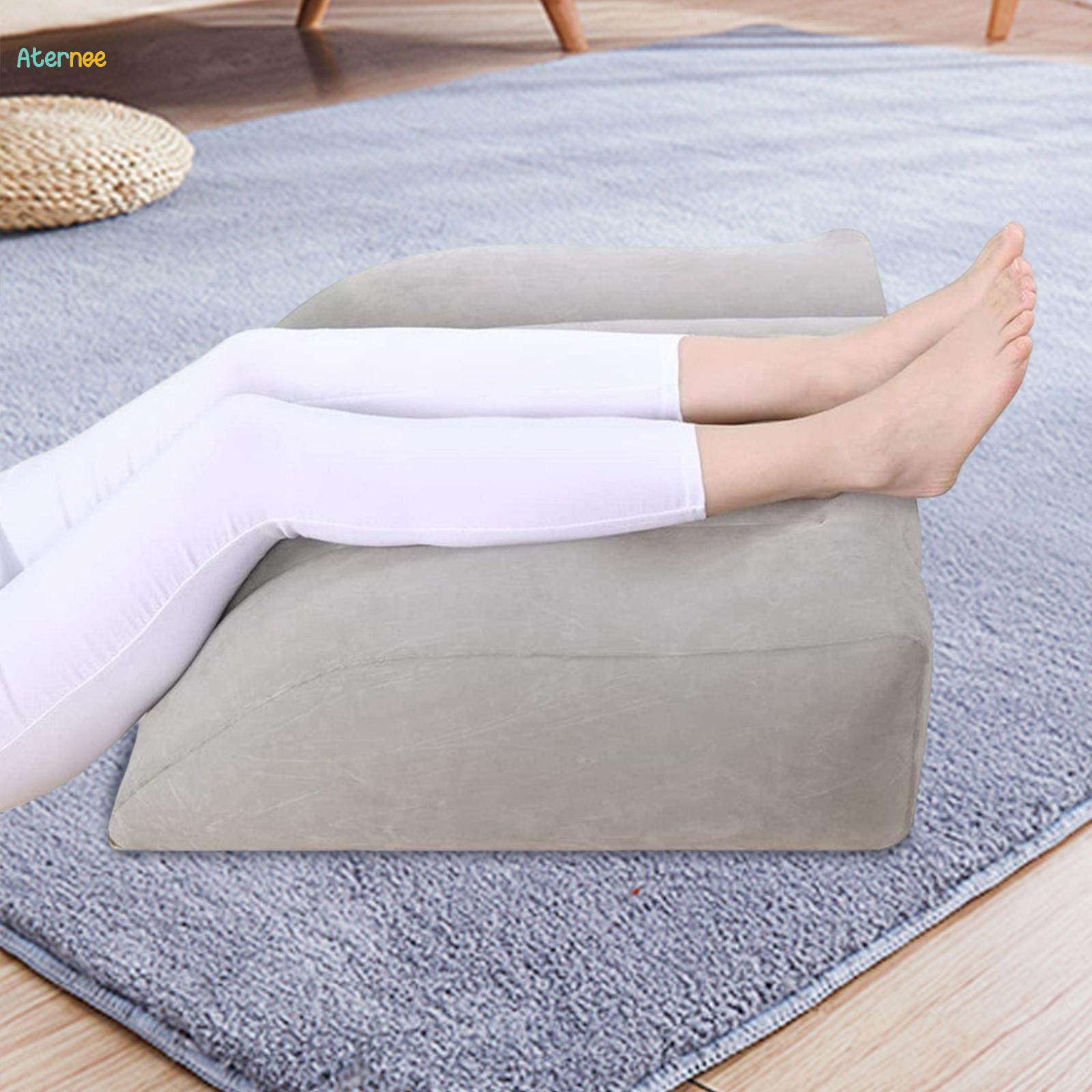 Leg Lift Pillow Easy to Inflate Lower Back Knee Wedge Pillow for Car ...