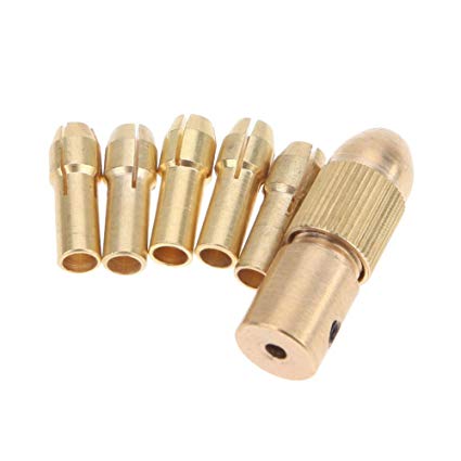2.35mm Mini Drill Chucks Set 5 In 1 Electric Motor 2.35mm Shaft Hole ...