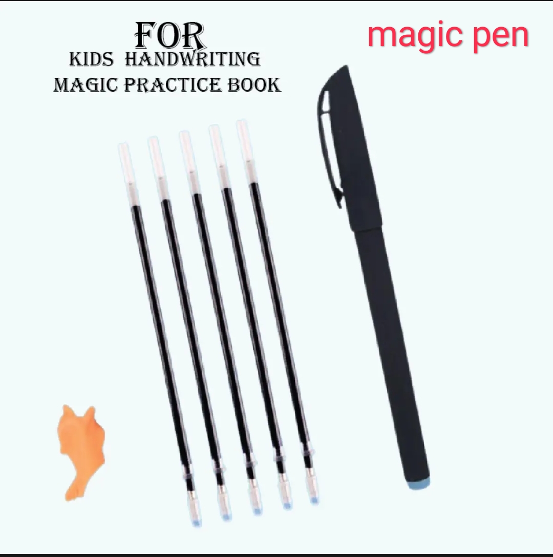 Magic Pen with 5 Refills, 1 Pen & 1 Gripper | Daraz.com.bd