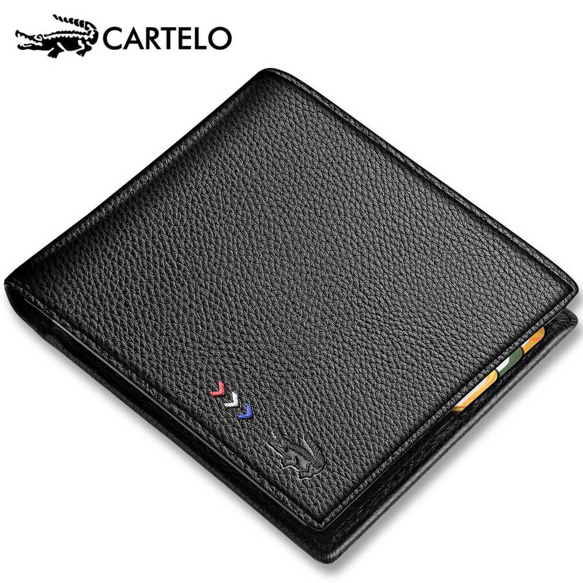 Men's Cow Leather Card Holder fashion Wallet For Men ( CARTELO ) | Daraz.com.bd