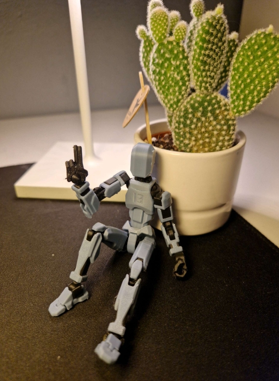 Articulated 3D Printed Dummy Figure | Fully Poseable Robot Mannequin ...