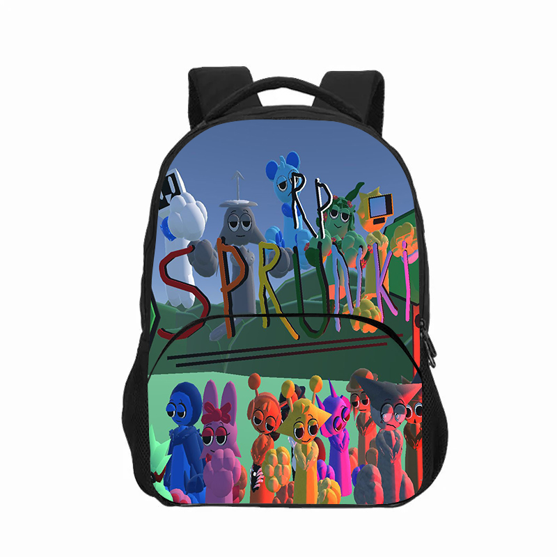 Sprunki School Backpack Bag Incredibox Sprunki School Bag Student ...