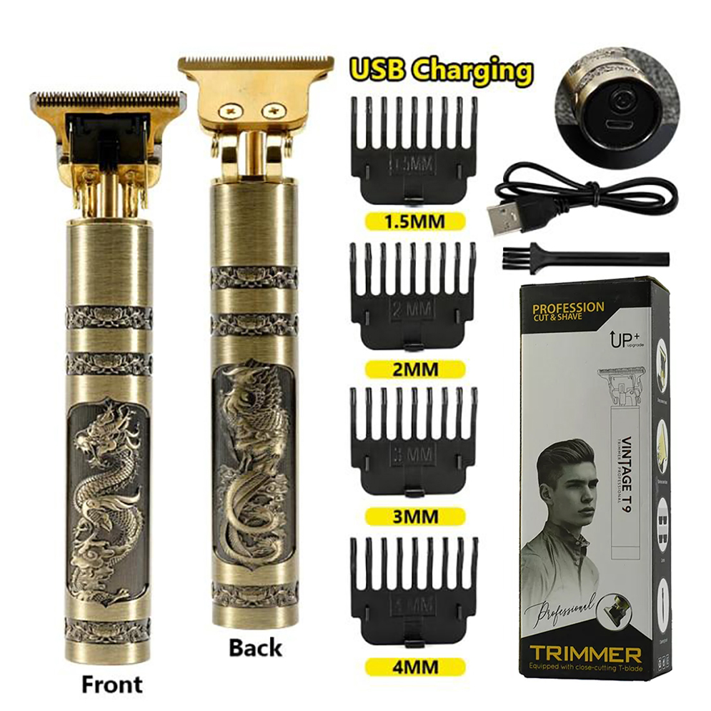Vintage T9 Hair Clipper and Beard Trimmer for Men | Daraz.com.bd