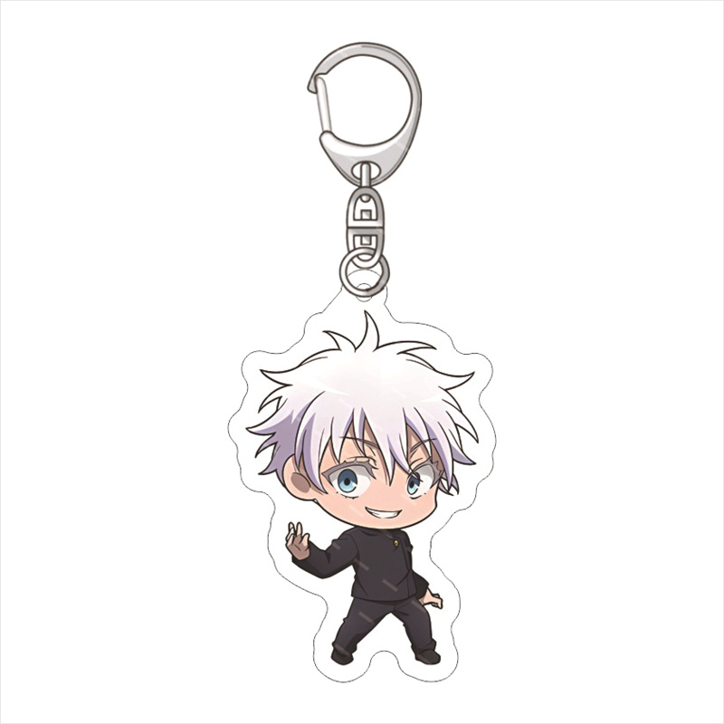 Anime Jujutsu Kaisen Cosplay Funny Keychain Gojo Satoru Geto Suguru ...