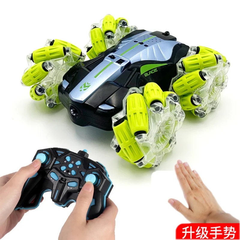 New RC Stunt Car Hand Sensing Double-sided Wireless Remote Control Car ...