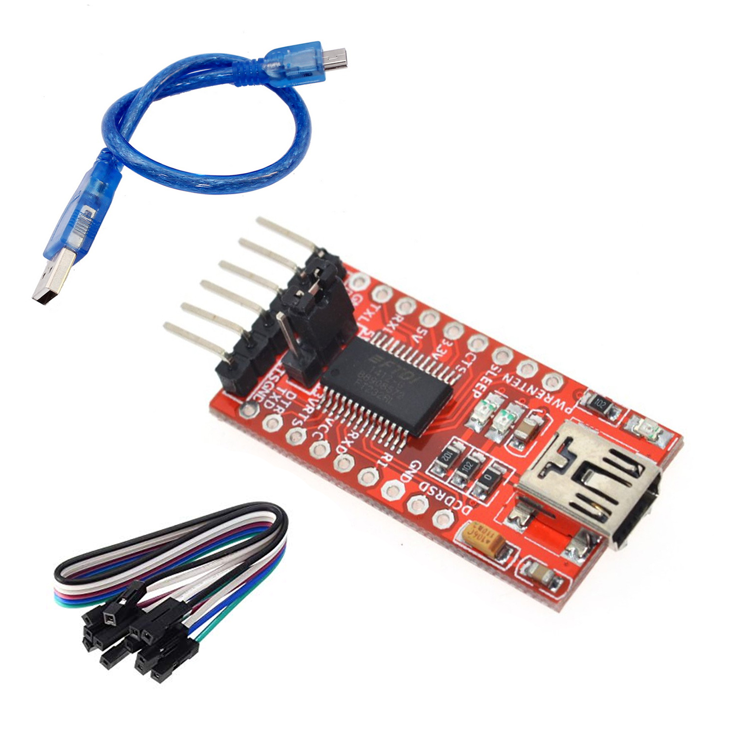 FTDI Module USB to TTL Module With Mini USB Cable | Daraz.com.bd