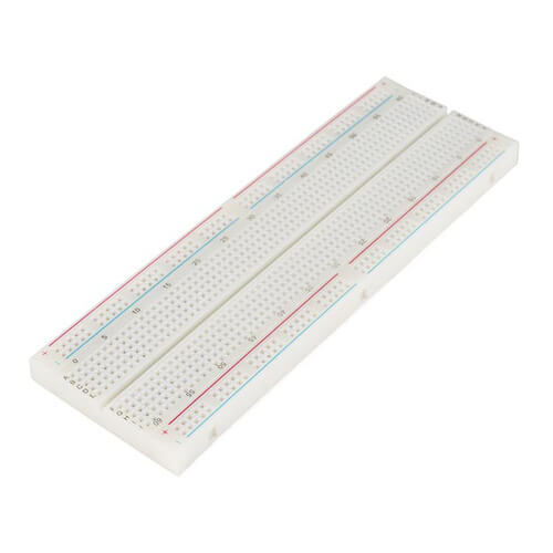 Standard Size Breadboard 166x55x10mm 830 Points DIP Solderless ...