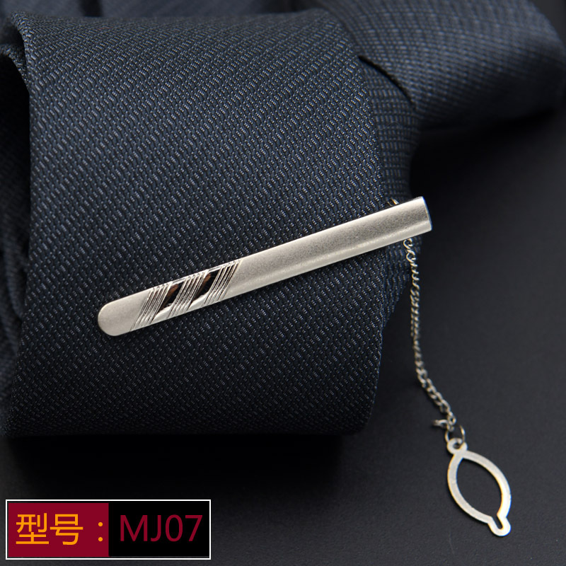 Silver Metal Formal Chain Tie Clip For Men (1Ps) | Daraz.com.bd